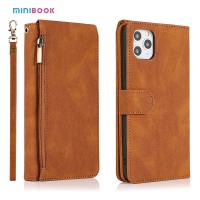 China Genuine Leather Mobile Phone Case Minibook Protective Cover for iPhone 13 Mini 13 Pro 15x0.8x7.5cm for sale