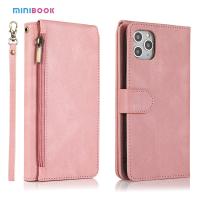 China Genuine Leather Mobile Phone Case Minibook Protective Cover for iPhone 13 Mini 13 Pro 15x0.8x7.5cm for sale
