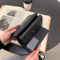 China PU Leather Long Clutch Wallet with Rivet Lattice Design 19x11x4cm Anti-Theft Fashion for sale