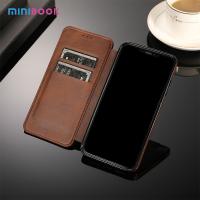 China Minibook PU Leather Flip Phone Case for iPhone 12 15x7.5x1.5cm Ultra Thin Calf Print Custom Logo for sale