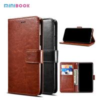 China Minibook PU Leather Flip Phone Case for Wiko Power U20 Custom Logo 15x7.5x1.5cm for sale