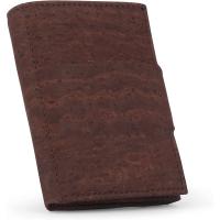 China Magnetic Closure PU Leather Wallet with Custom Pop Up Holder and Zipper Pocket 9cm for sale