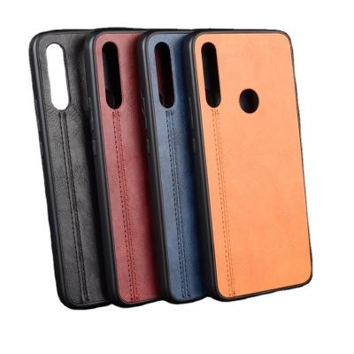 China Custom Genuine Leather Phone Case for Honor 0.04kg Slim Thin TPU Litchi Grain Sports Design for sale