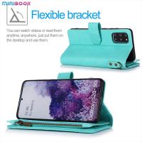 China Sports Flip Leather Case for Samsung A51 Note20 Ultra with Magnetic Card Stand Holder for sale