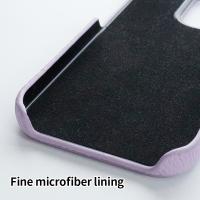 China Custom Genuine Leather Phone Case for iPhone Shockproof Wallet Back Cover with Holder for sale