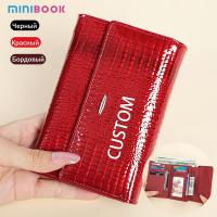 China Customizable Ladies Anti-Theft Genuine Leather Wallet with Zipper Pocket and Card Holder 21.5cm for sale