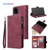 China Genuine Leather Wallet Stand Phone Case for iPhone Xs Max with Card Holder 15x0.8x7.5cm for sale