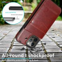 China PU Leather Flip Stand Card Holder Wallet Phone Case for iPhone 15 Pro Max 15x7.5cm for sale