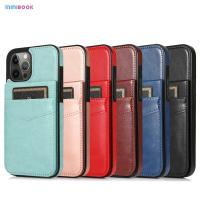 China PU Leather Flip Stand Card Holder Wallet Phone Case for iPhone 15 Pro Max 15x7.5cm for sale