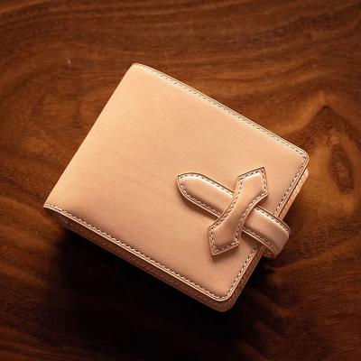 China Men's Bi-fold Genuine Leather Wallet with 8 Card Slots and Coin Pocket for sale