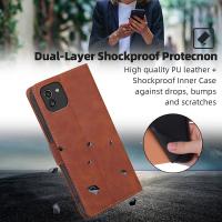 China PU Leather Flip Book Case for Samsung Galaxy A13 A34 A54 A73 5G A72 A53 A32 A33 A22 for sale