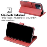 China Anti-Scratch Vintage Flip Leather Wallet Case for iPhone 6 to 15 Pro Max 0.08kg for sale