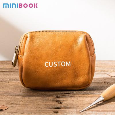 China Handmade Cowhide Vegetable Tanned Leather Long Wallet Clutch Bag for Men 13cm for sale