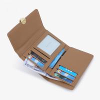 China Genuine Leather Short Wallet for Men Anti-Theft RFID Blocking Compact Purse Low MOQ Mix Models for sale