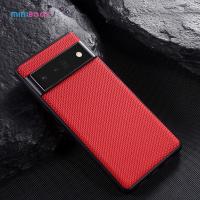 China Fabric Hybrid TPU PC Leather Back Cover for Google Pixel 6 Pro and Pixel 6 Phone Case for sale