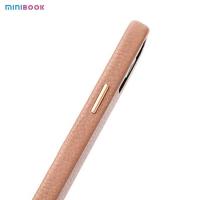 China Genuine Leather Minibook Phone Case for iPhone 14 Pro Max Full Edge Cover Custom Logo 6.7 Inch for sale