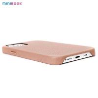 China Genuine Leather Minibook Phone Case for iPhone 14 Pro Max Full Edge Cover Custom Logo 6.7 Inch for sale