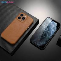China Shockproof Lens Protection PU Leather Case for iPhone 11 12 13 14 Pro Max 6.7 Inch for sale
