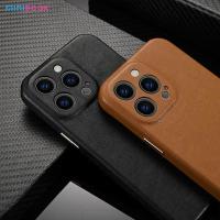 China Shockproof Lens Protection PU Leather Case for iPhone 11 12 13 14 Pro Max 6.7 Inch for sale