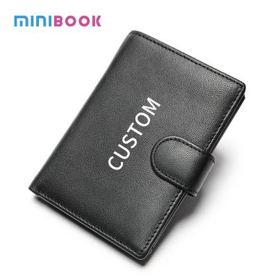 China Men's Genuine Leather Bifold Wallet 13 Card Holders 3 ID Windows 0.12kg Daily Use for sale