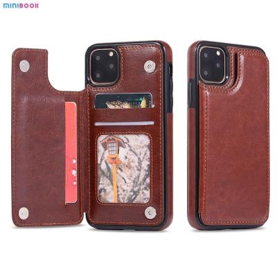 China PU Leather Wallet Case with Card Pockets Back Flip Cover for iPhone 13 Pro Max 6.7 inch for sale