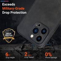 China PU Leather Phone Cover for iPhone 14 14 Plus 14 Pro 14 Pro Max Custom Logo for sale