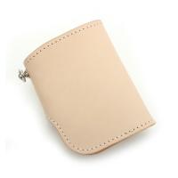 China Handmade Vegetable Tanned Cowhide Short Wallet for Women First Layer Leather 12cm x 9cm for sale