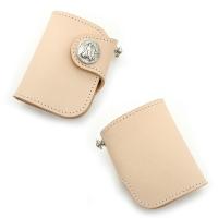 China Handmade Vegetable Tanned Cowhide Short Wallet for Women First Layer Leather 12cm x 9cm for sale