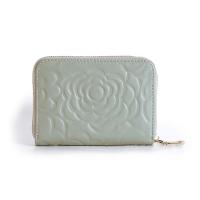 China Genuine Leather Hand Coin Purse Small Wallet for Women 12cm x 8.5cm No Embossing for sale