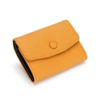 China Genuine Leather Short Accordion Card Holder with Coin Purse for Women Anti-Theft 11x9x4cm for sale