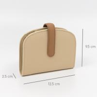 China Genuine Leather Shell-Shaped Coin Purse Wallet for Women Short Size 12.5cm for sale