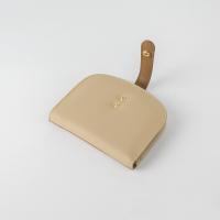 China Genuine Leather Shell-Shaped Coin Purse Wallet for Women Short Size 12.5cm for sale