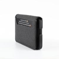 China Metal RFID Credit Card Wallet Open Closure Nylon Lining Anti-Theft Short Wallet 1x6x9cm for sale