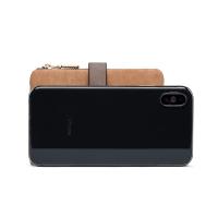 China Open Closure PU Leather Short Wallet for Women Retro Buckle Folding Design 12cm x 9cm for sale