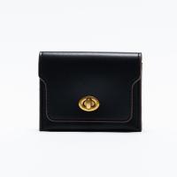 China Colorful PU Leather Small Wallet for Women with Zipper Card Pocket Coin Purse 11x8.5cm for sale