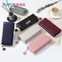 China Women Fashion PU Leather Clutch Phone Case Wallet Long Anti-Theft 19cm Open Closure Large Capacity for sale