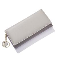 China Women Fashion PU Leather Clutch Phone Case Wallet Long Anti-Theft 19cm Open Closure Large Capacity for sale