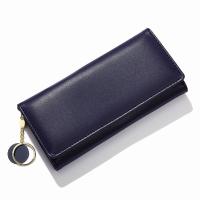China Women Fashion PU Leather Clutch Phone Case Wallet Long Anti-Theft 19cm Open Closure Large Capacity for sale