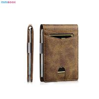 China Custom Logo RFID Blocking Wallet in PU Leather 8 Card Slot Credit Card Holder for Daily Use for sale