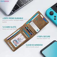 China Custom Logo RFID Blocking Wallet in PU Leather 8 Card Slot Credit Card Holder for Daily Use for sale