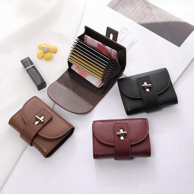 China Genuine Leather Short Wallet for Men Anti-Theft RFID Blocking Card Holder MN-1500 for sale