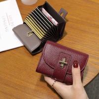 China Genuine Leather Short Wallet for Men Anti-Theft RFID Blocking Card Holder MN-1500 for sale