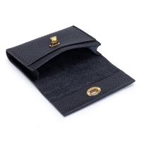 China Genuine Leather Short Card Holder Business Card Case Multifunctional Coin Purse 14cm x 11cm for sale