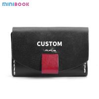 China Vegetable Tanned Leather Short ID Card Holder Cowhide Change Coin Open Closure 9.7x6.3cm for sale