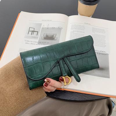 China Designer Women PU Wallet Long Style Anti-Theft 19cm x 10cm x 2cm Low MOQ Mix Models for sale