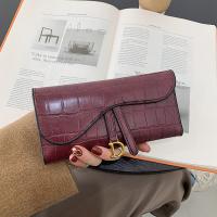 China Designer Women PU Wallet Long Style Anti-Theft 19cm x 10cm x 2cm Low MOQ Mix Models for sale