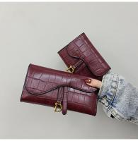 China Designer Women PU Wallet Long Style Anti-Theft 19cm x 10cm x 2cm Low MOQ Mix Models for sale