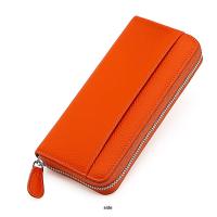 China Luxury Real Leather RFID Blocking Long Wallet for Men with Custom Logo 20.2cm for sale