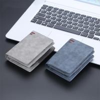 China Men's RFID Blocking Leather Wallet with Zipper Credit Card Holder 12cm x 9cm for sale