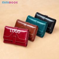 China Mini Genuine Leather Short Tassel Wallet for Women Nylon Lining 13cm x 9cm for sale